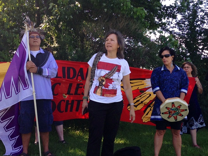 Gallery: Kanehsatà:ke residents protest pipeline activity at Oka ...