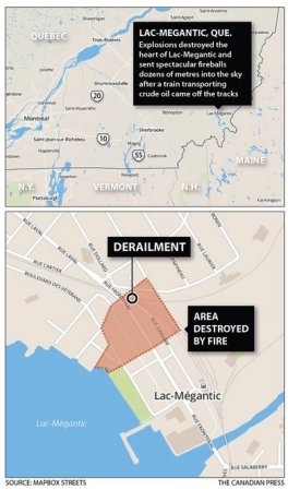 About 40 people considered missing in Quebec train disaster; five ...