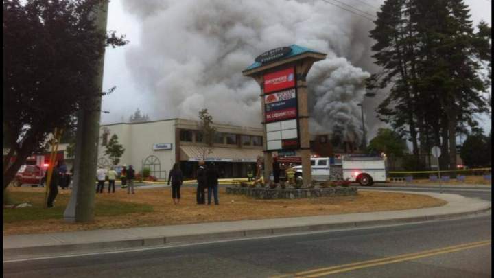 UPDATE: Massive fire at Evergreen Mall in Sooke ‘suspicious’ - BC ...