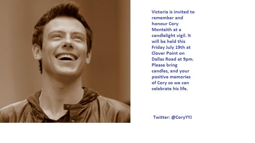 Candlelight vigils planned in Vancouver and Victoria for Cory Monteith ...