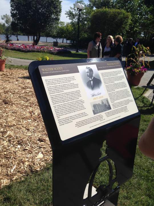 Saskatchewan’s first premier Walter Scott honoured | Globalnews.ca