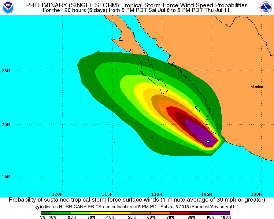 Hurricane Erick affects vacation areas in Mexico - National | Globalnews.ca