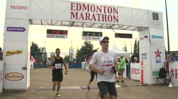 Edmonton Marathon draws thousands - Edmonton | Globalnews.ca