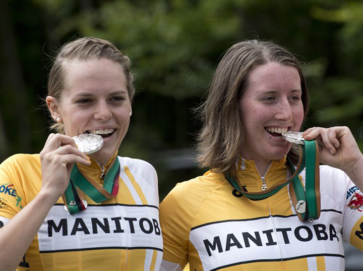 Two Manitoba cyclists win silver in three-person relay - Winnipeg ...