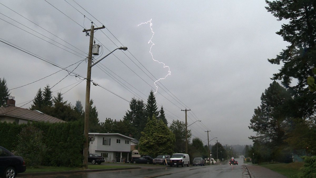 Busy day for crews across Metro Vancouver, cleaning up after lightning ...