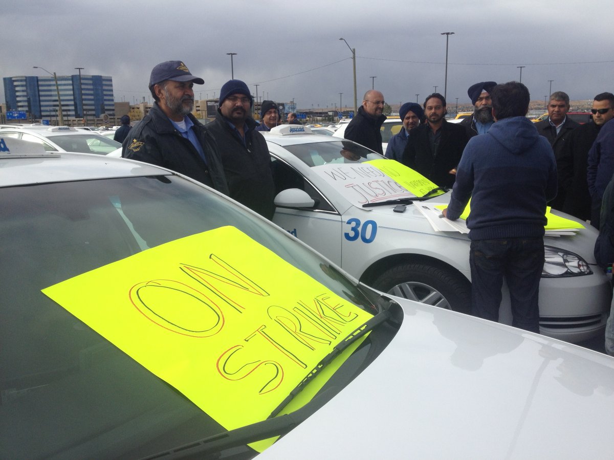 Associated Cab drivers hold another strike at airport - Calgary ...
