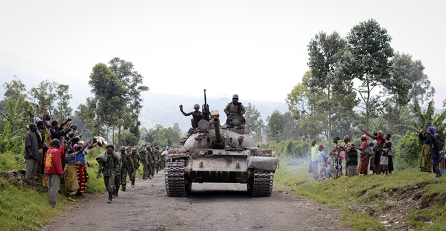 Video: Congo army regains town of Rumangabo - National | Globalnews.ca