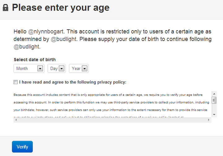 Twitter age verification measures aim to deter minors from following ...