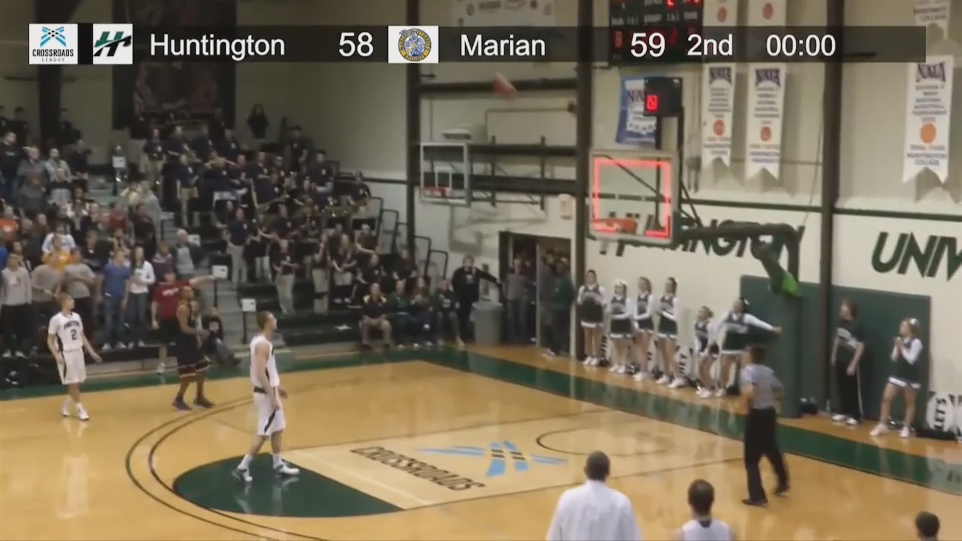 WATCH: Incredible game-winning shot in college basketball game goes ...