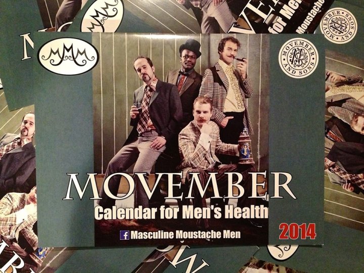 Moustache calendar raises money for prostate cancer research - BC ...