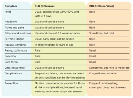 How to tell the difference between a cold and a flu | Globalnews.ca