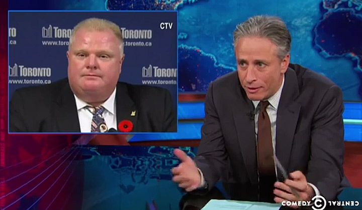 WATCH: Late-night comedians poke fun at Rob Ford crack scandal ...