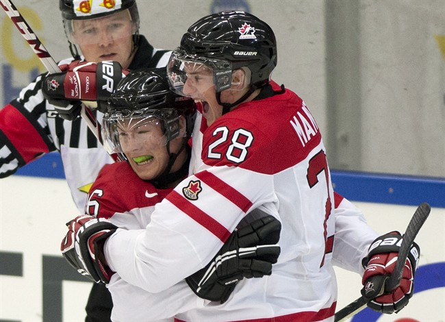 Mantha hat trick as Canada top Germany 7-2 | Globalnews.ca