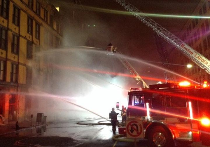 WATCH: Incredible video, photos of Boston firefighters battling massive ...