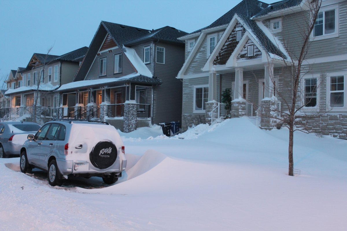 GALLERY: Snow covered roads cause problems for Calgary drivers ...