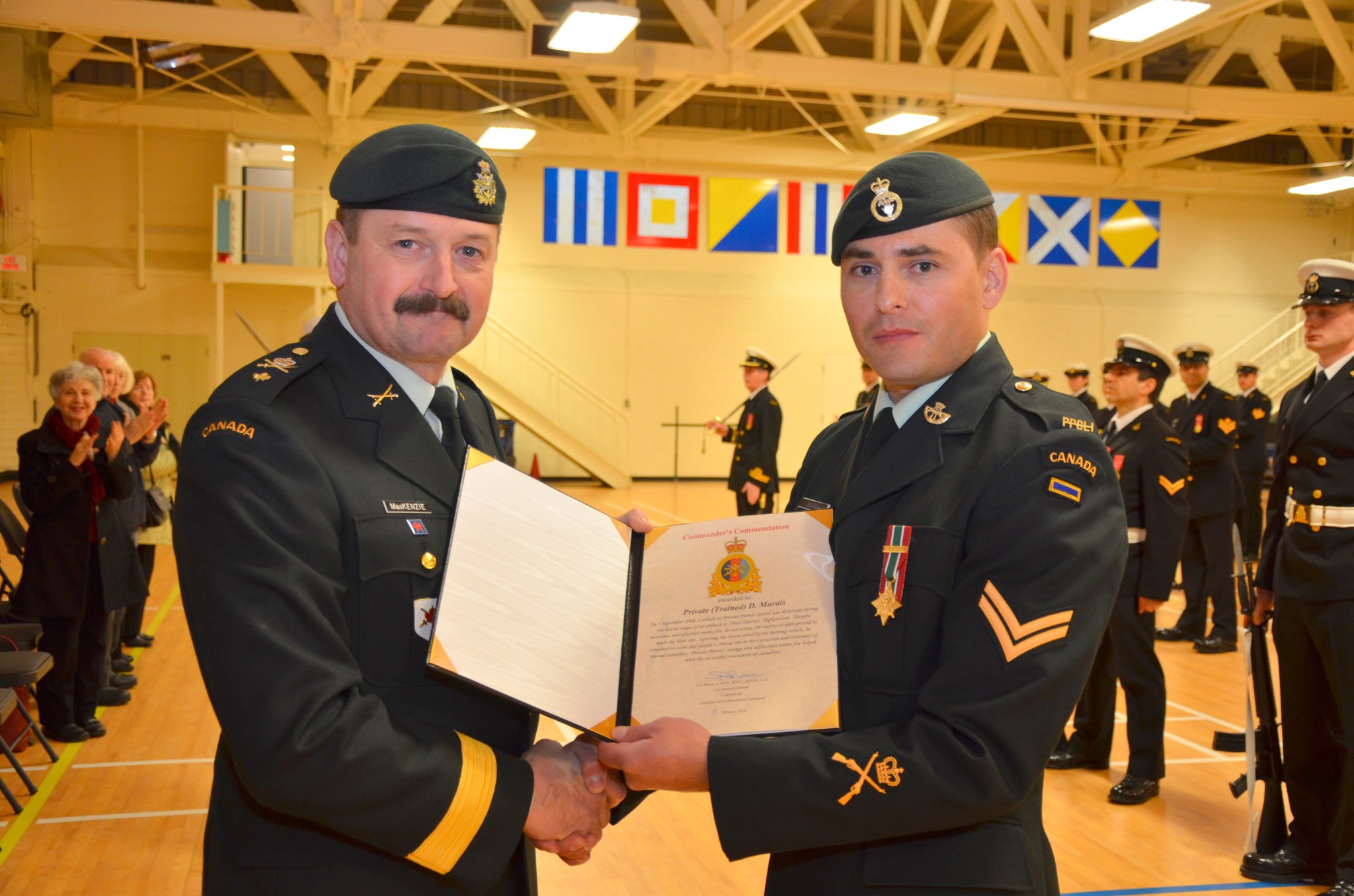 canada - When is the crossed sword and baton alone? When does it appear ...