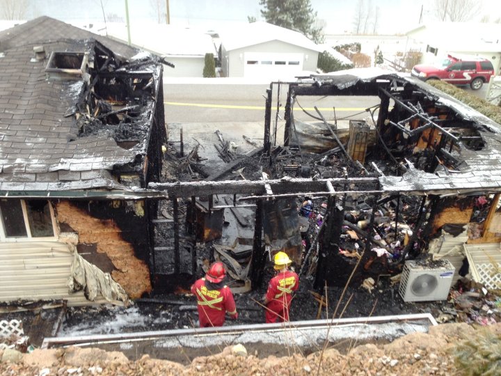 Fire causes heavy damage to Lake Country home | Globalnews.ca