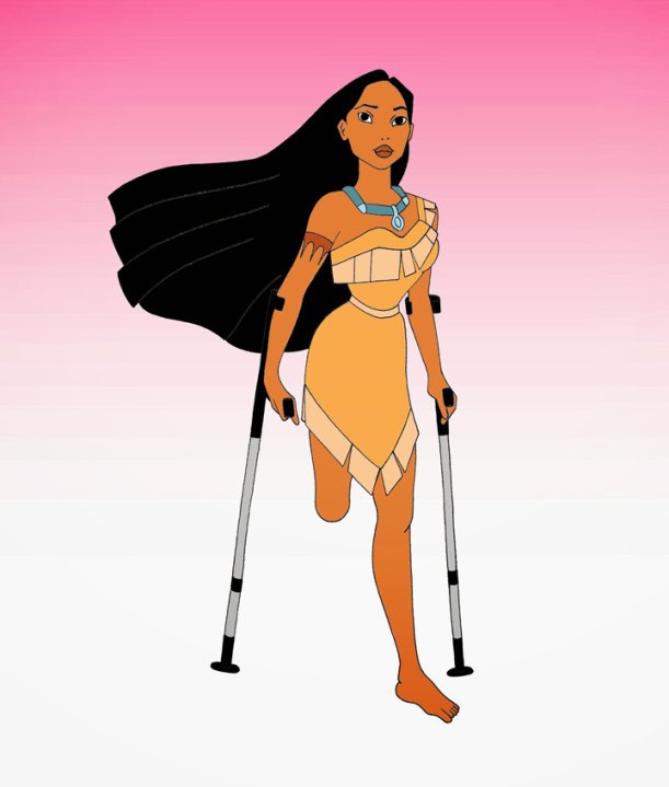 Artist depicts Disney princesses with physical disabilities - National ...