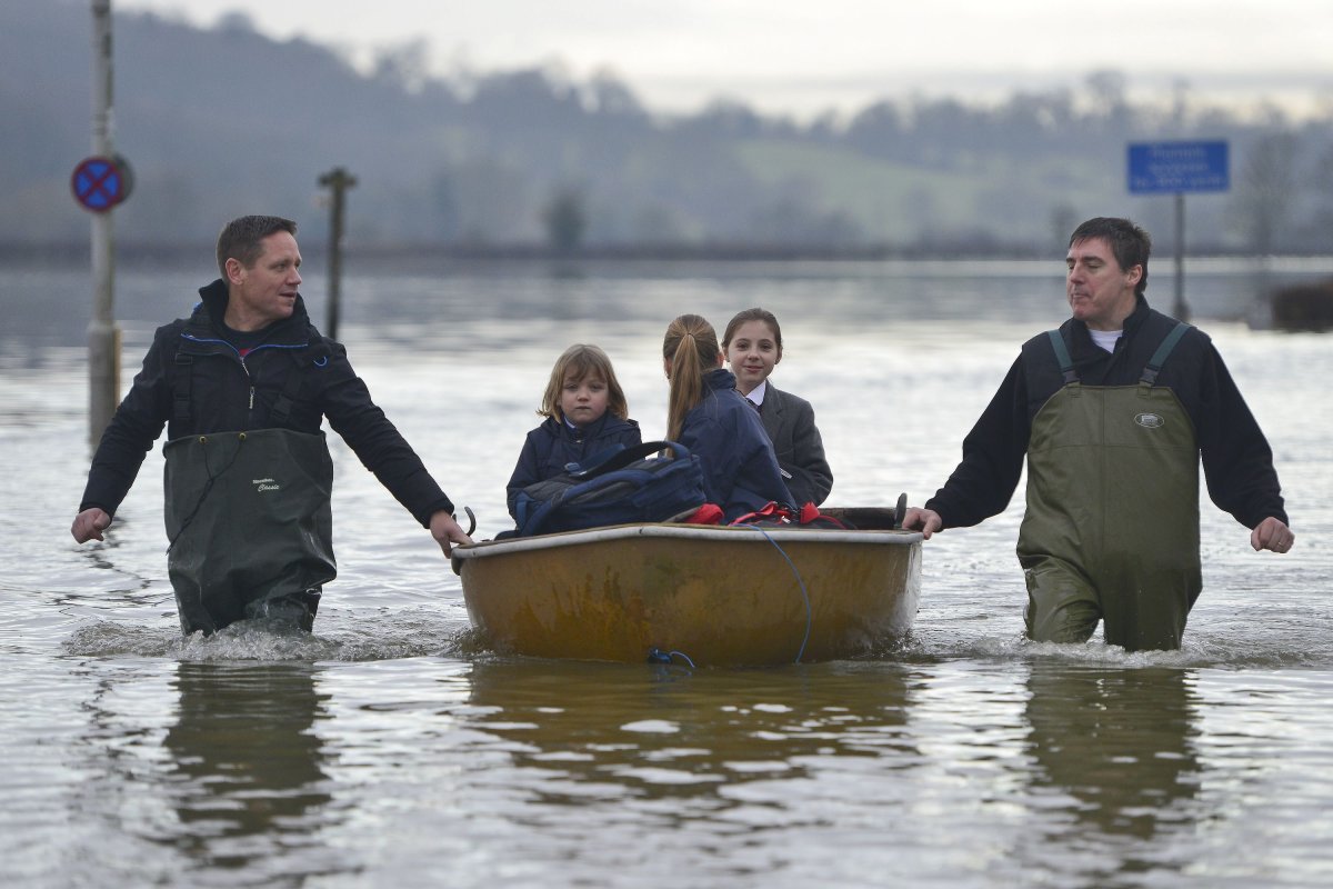 Gallery: River Thames breaches its banks near London - National ...