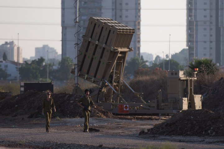 Israeli missile defence system intercepts rocket near Egyptian border ...