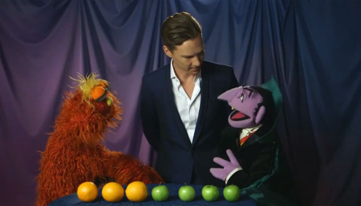 WATCH: Benedict Cumberbatch helps Muppets solve math problem | Globalnews.ca