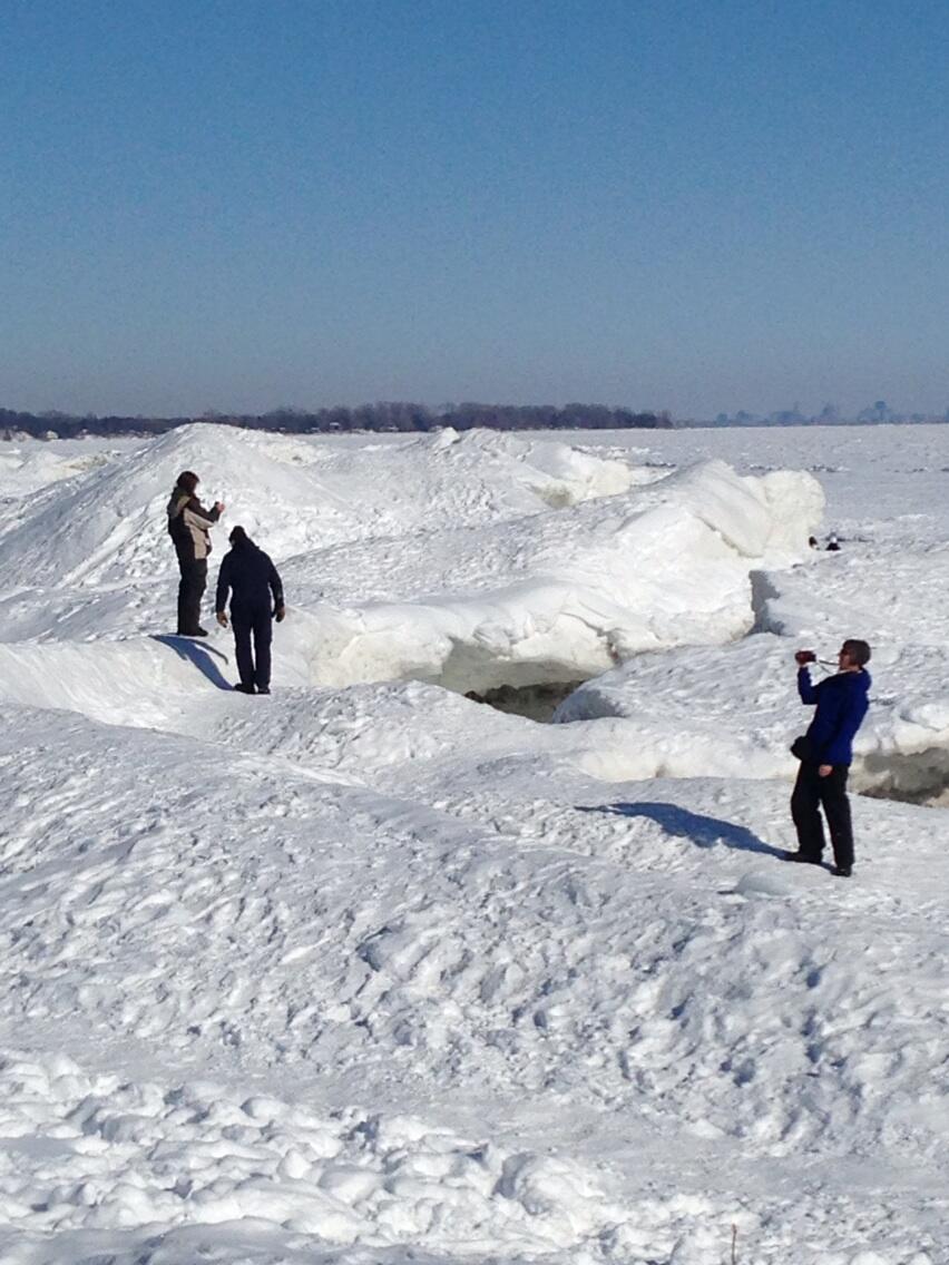 Winter weather carves out ‘ice shoves’ near Lake Erie - Toronto ...