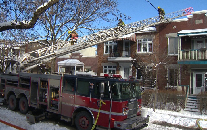 Fire in Rosemont duplex leaves 2 families homeless - Montreal ...