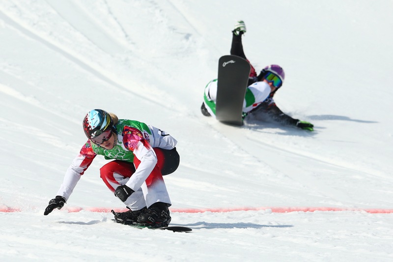 Canada’s Dominique Maltais wins silver in women’s snowboard cross ...