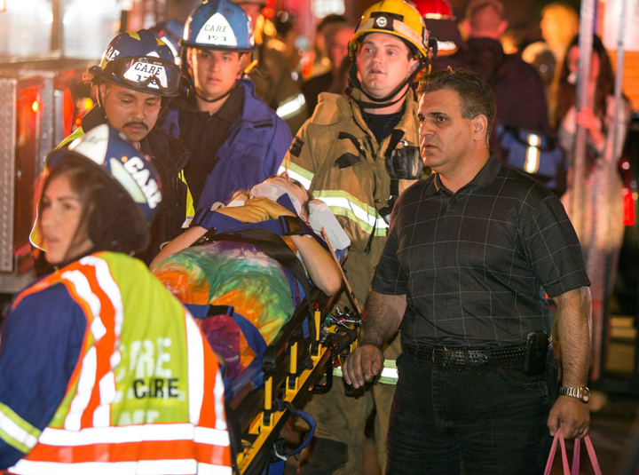 WATCH: Dozens injured as stage collapses at high school in California ...