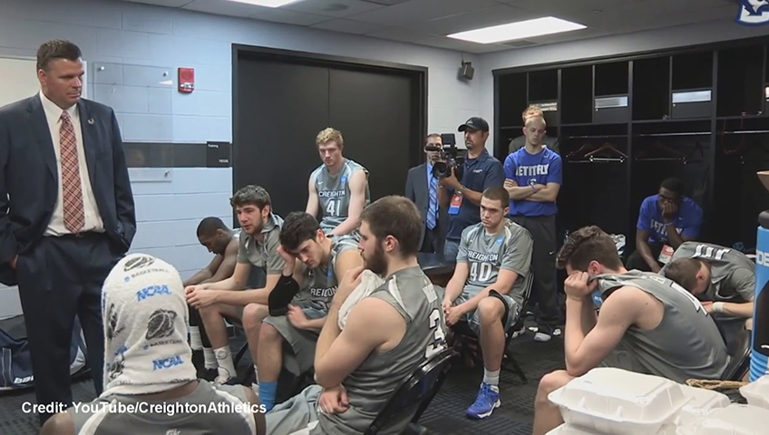 WATCH: Creighton coach gives emotional post-game speech after crushing ...