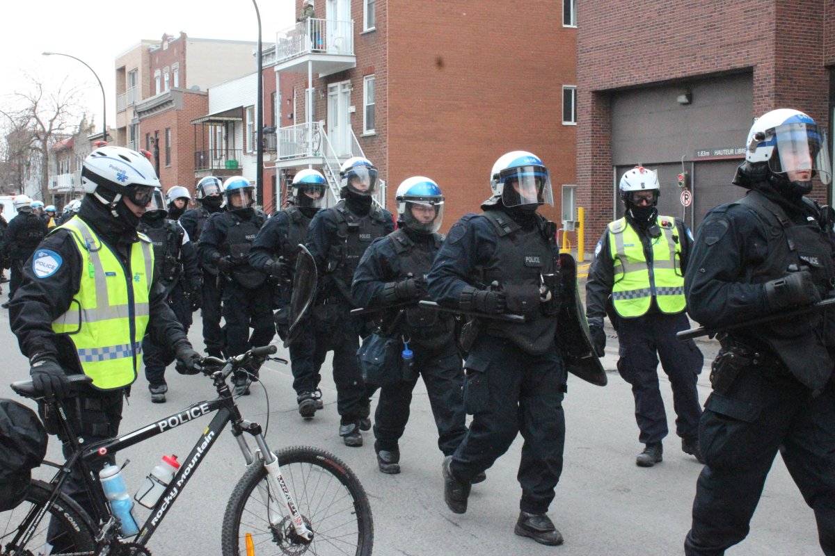Nearly 300 detained at annual Montreal anti-police brutality march ...