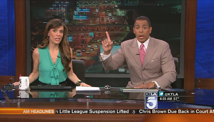 WATCH: KTLA anchors duck for cover as earthquake hits - National ...
