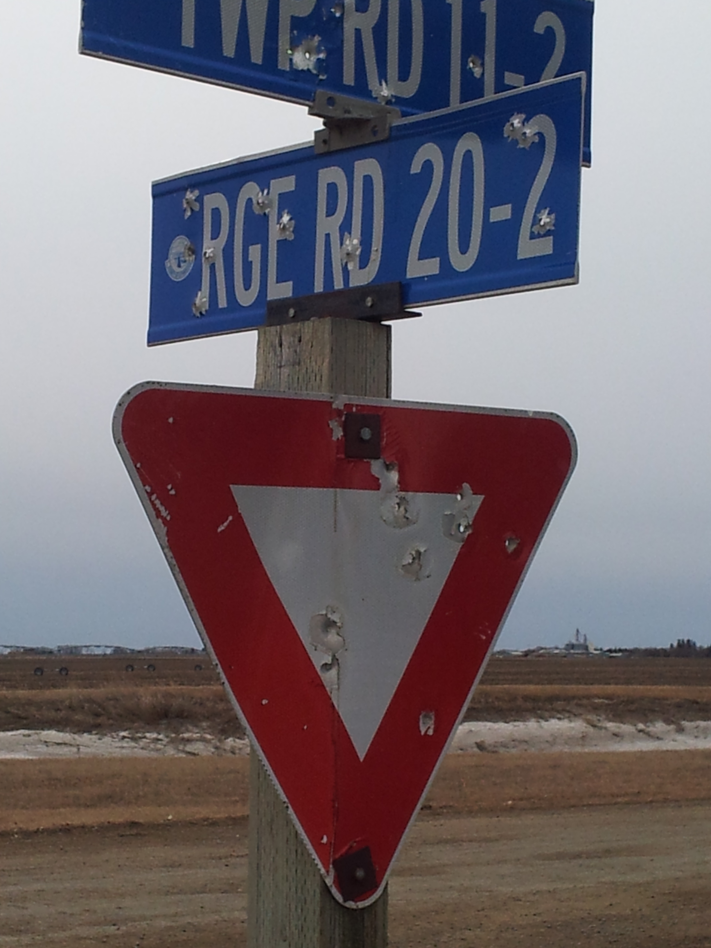 Dozens of county road signs destroyed by vandals - Lethbridge ...