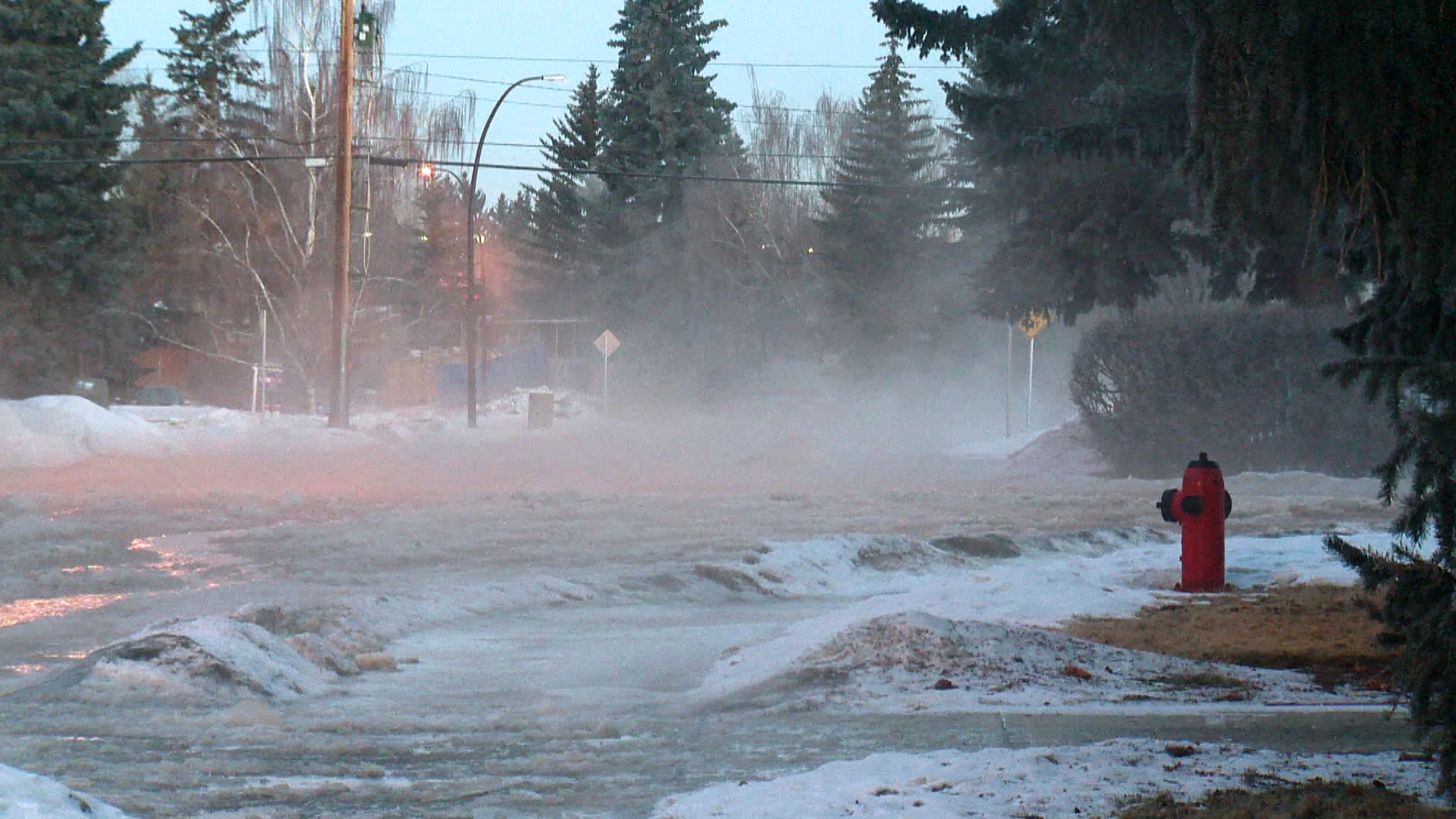 Water main break floods Lakeview street - Calgary | Globalnews.ca