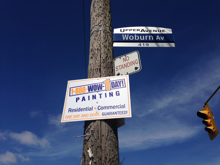 Toronto company could face fines for illegally placed signs - Toronto ...