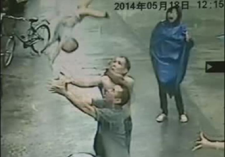WATCH: Man catches baby falling out of 2-story window - National ...