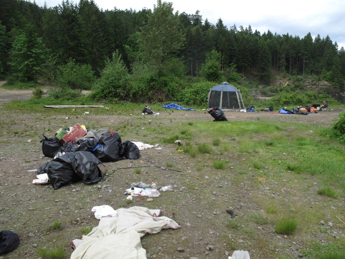 Harrison Lake campsite trashed over May Long Weekend - BC | Globalnews.ca