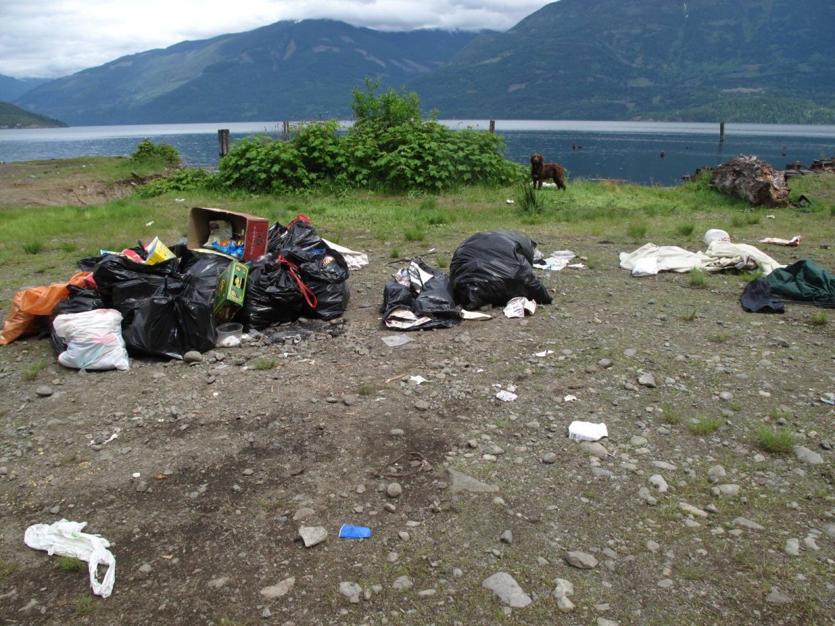Harrison Lake campsite trashed over May Long Weekend - BC | Globalnews.ca