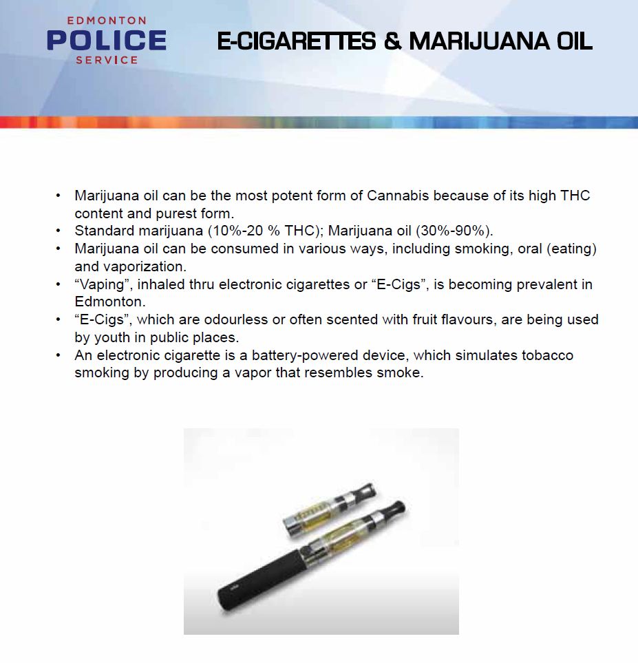 Teens using e-cigarettes to secretly smoke marijuana: police ...