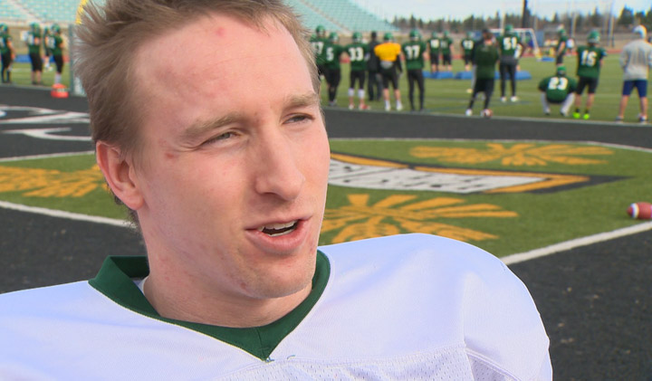 U of S Huskies Kit Hillis sets sights on CFL - Saskatoon | Globalnews.ca
