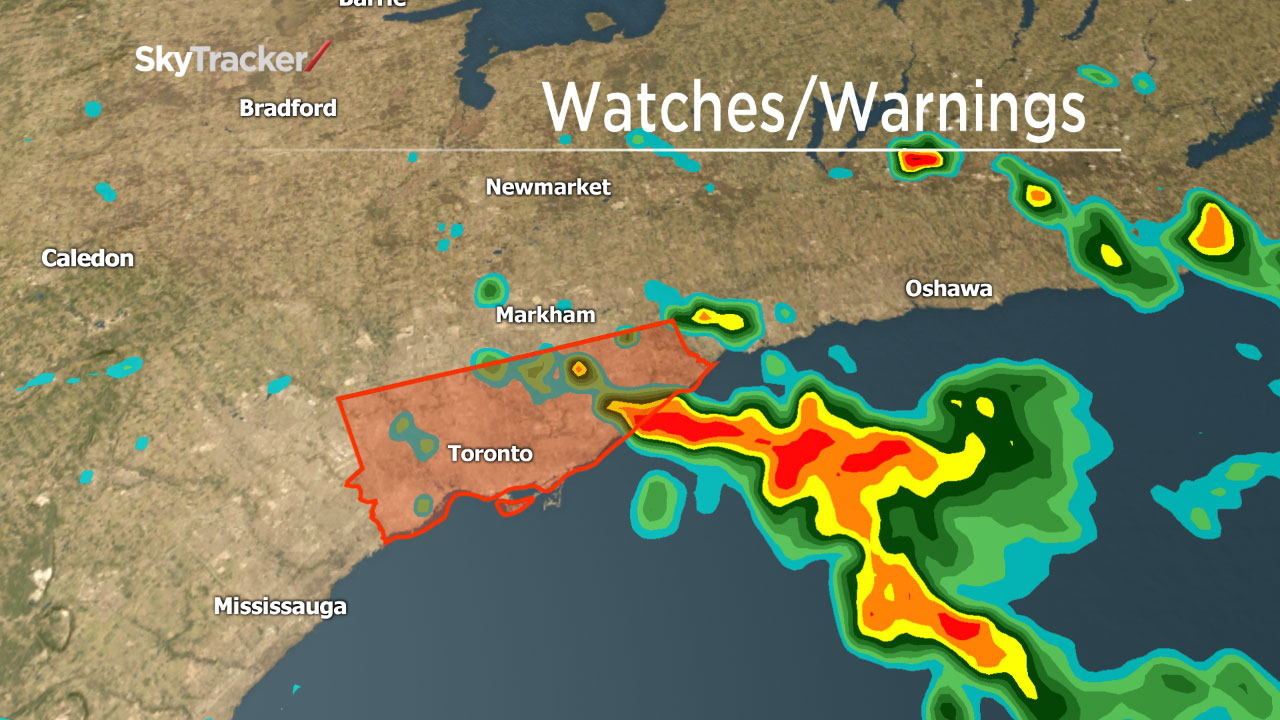 Severe thunderstorms move through Toronto - Toronto | Globalnews.ca