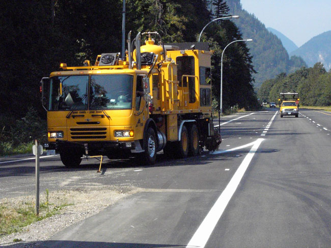Brighter, more reflective road lines coming to Lower Mainland highways ...