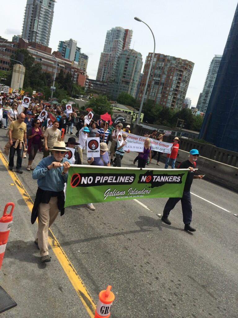 WATCH: Anti-Pipeline protest on World Oceans Day | Globalnews.ca