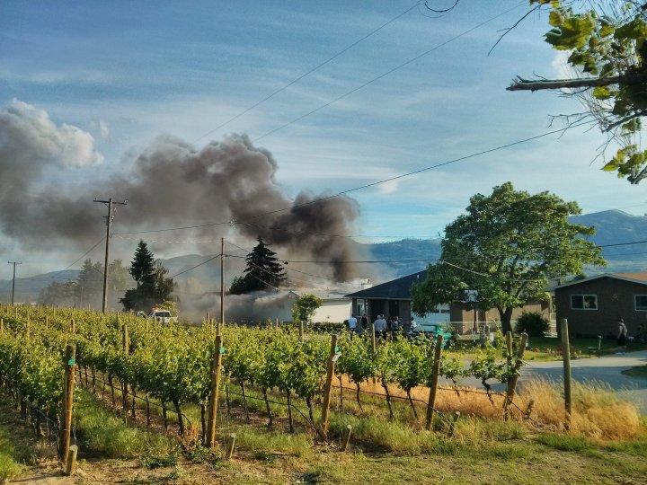 WATCH: Fire destroys Osoyoos home | Globalnews.ca