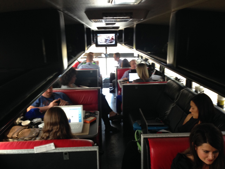 Ontario election: NDP bus offers a strange ride for reporters - Toronto ...