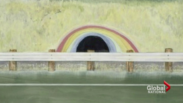 WATCH: Peter Doig painting of Toronto rainbow tunnel sells for $15M ...