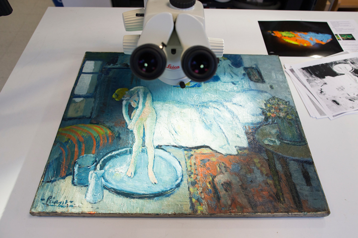 PHOTOS: Picasso painting ‘The Blue Room’ reveals portrait of hidden man ...