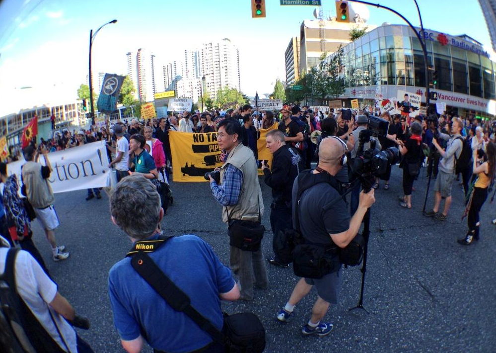 GALLERY: Large anti-pipeline protest following Northern Gateway ...