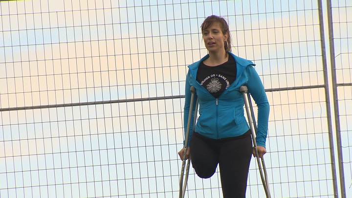 Amputee runs past adversity - Winnipeg | Globalnews.ca
