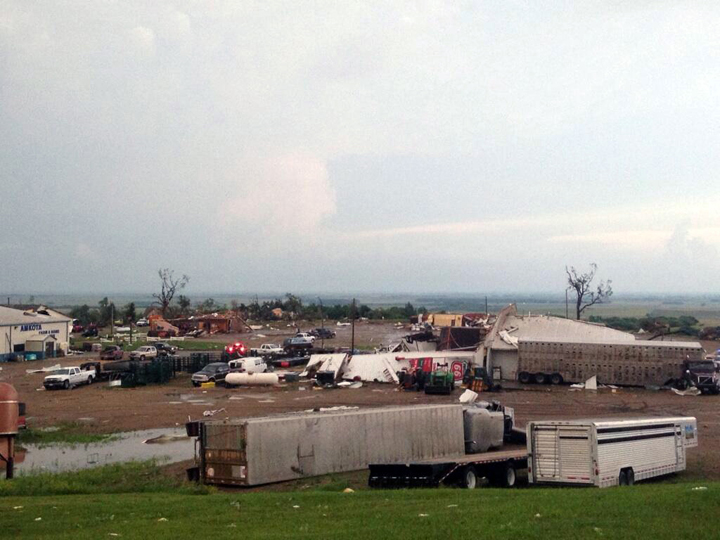 Buildings destroyed, 1 person injured after tornado hits small South ...